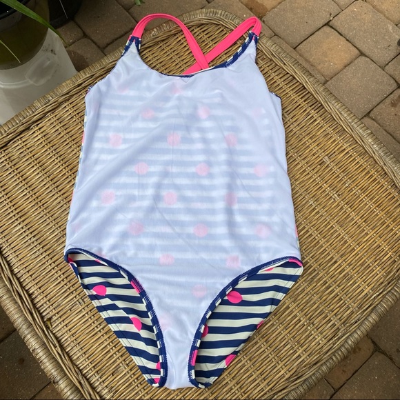 Mini Boden | Swim | Mini Boden Girls Crossback Swimsuit | Poshmark